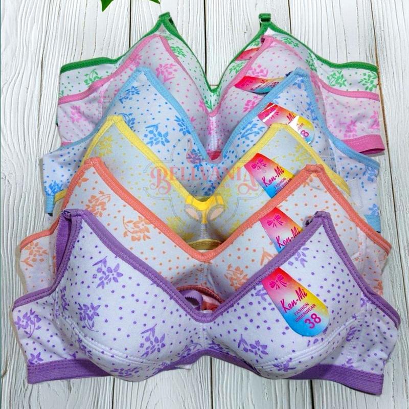 ISI 3 Bra Remaja Motif Bunga Bra Tanpa Kawat Nyaman Dipakai - Shop ...