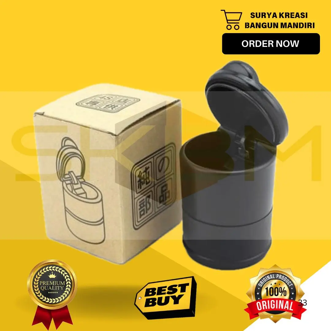 SKBM - ASBAK MOBIL LED - ASBAK PORTABLE - ASHTRAY CAR - Shop | Tokopedia