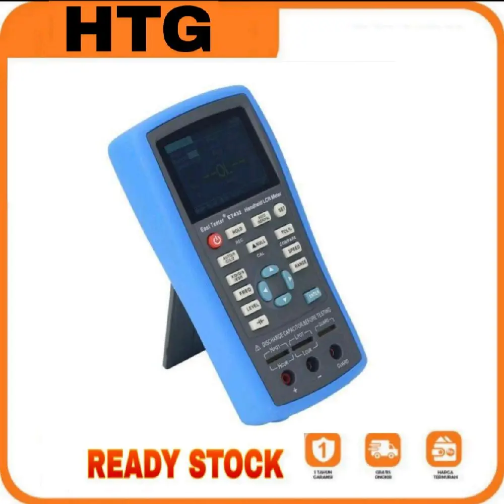 ET430 Digital Bridge LCR Meter Handheld High Precision Capacitance ...