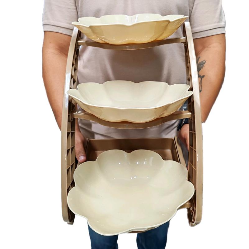 Clean Club 3 Layer Multi Platter Layered Tray Stock#2424 - TikTok Shop ...