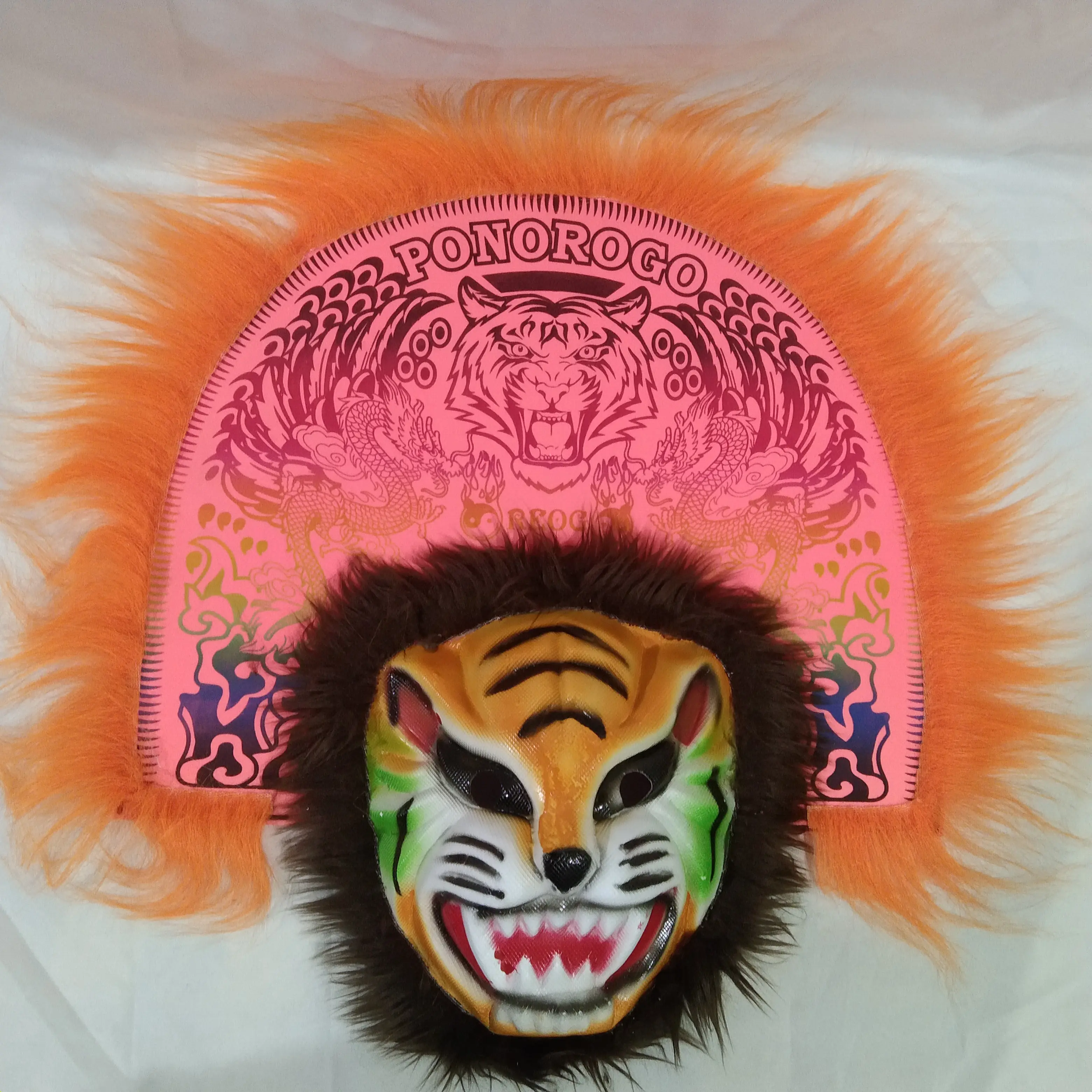 Topeng Singa Topeng Reog Ponorogo Masker Topeng Reog Bahan Spon Ringan ...