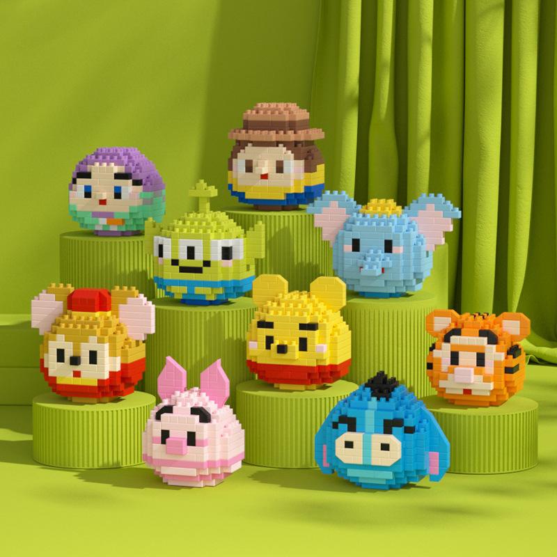 3D cute cartoon building block toy gift set for girls and boys - TikTok ...