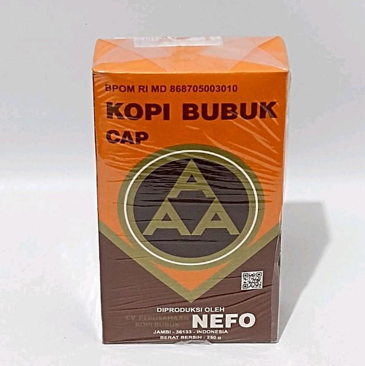 Kopi Bubuk Hitam AAA Nefo 250 gram Oleh Oleh Khas Jambi Hala - Shop ...