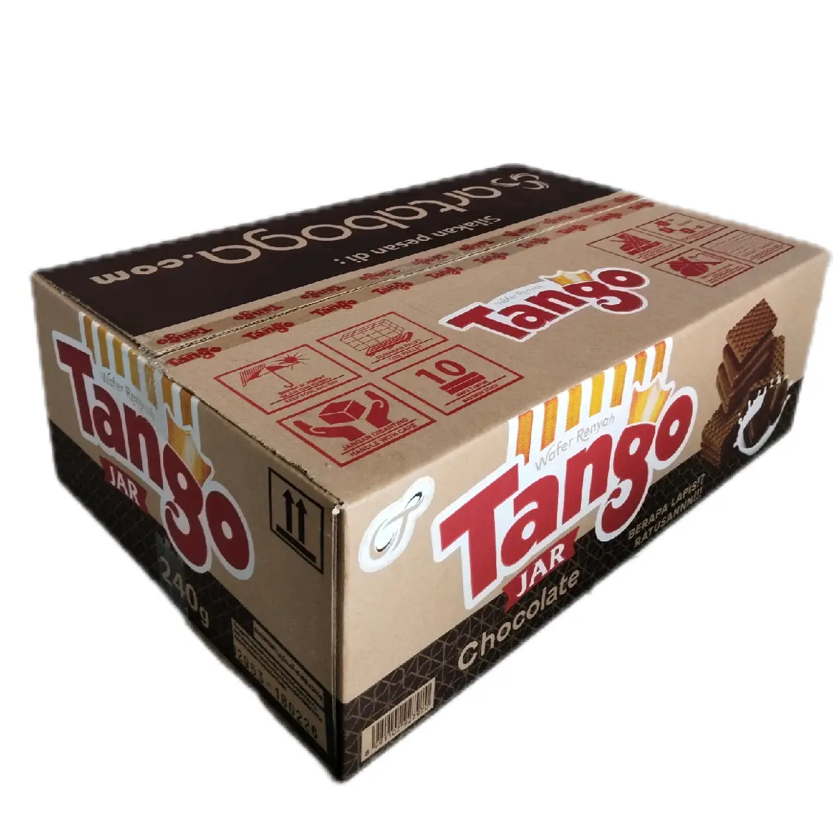 WAFER TANGO jar rasa chocolate vanilla/tango waffle jar 240 gram (dus/6 ...