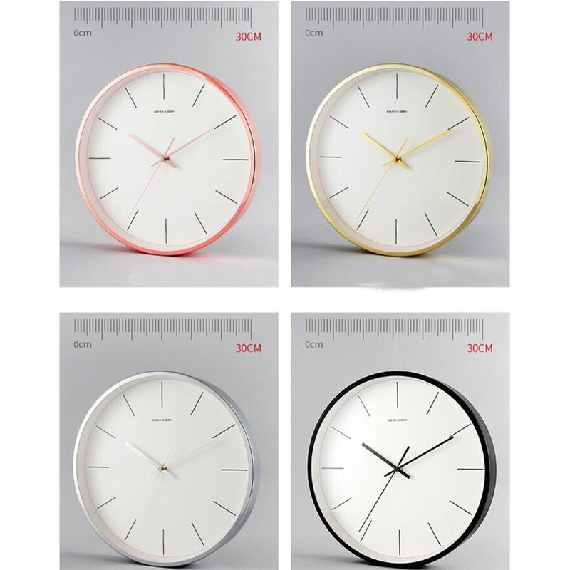 Jam Dinding Bulat Silent Movement Creative Design Modern Minimalis ...