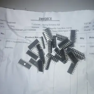 L293D 4 Channel Motor Driver H-Bridge IC L293 DIP16 AY68 - Shop | Tokopedia